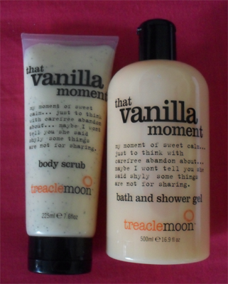 Not So Fabulous.: Review: treaclemoon Vanilla Shower Gel and Body Scrub